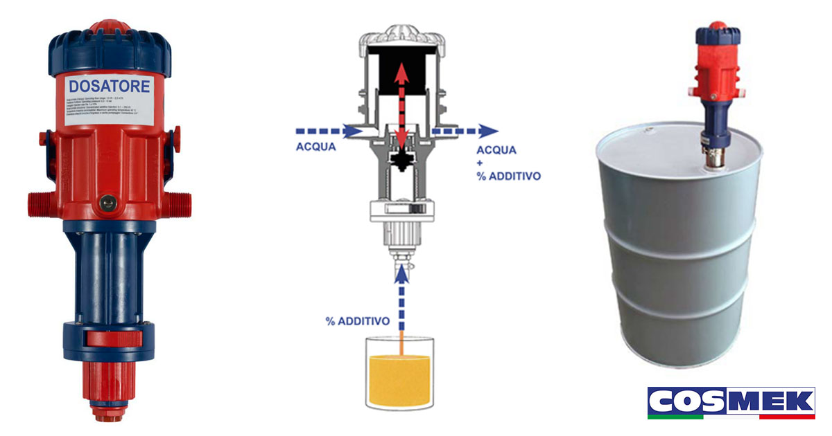 Dosatore miscelatore per oli emulsionabili - Cosmek Srl
