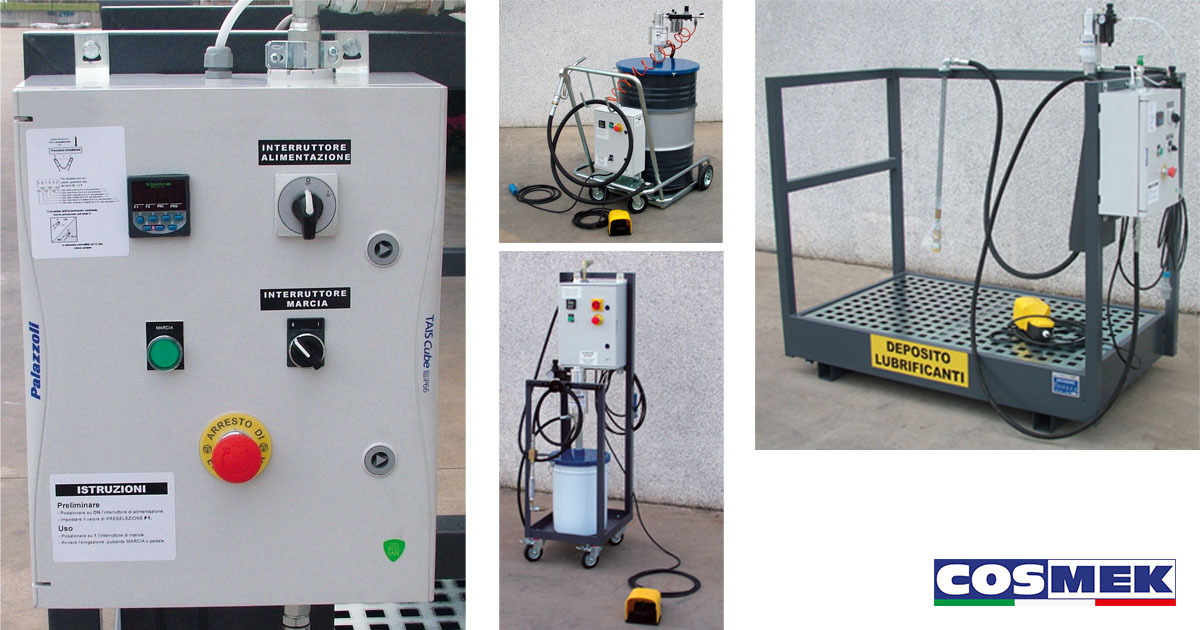 Dosatore elettronico per olio e grasso - Cosmek Srl