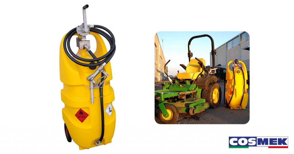 Polyethylene wheeled tanks for diese - Cosmek Srl